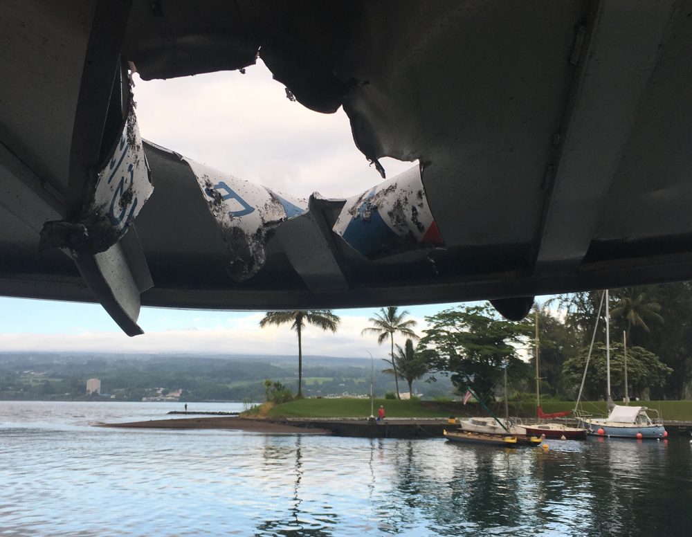 Lava Bombs Hit Tour Boat, 23 Injured — Maritime Injury Law Blog — July ...